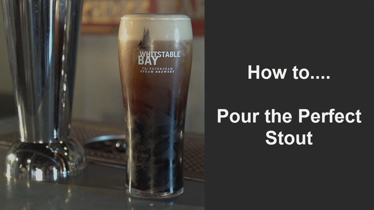 Shepherd Neame How to Pour Stout on Vimeo