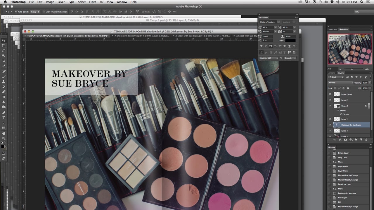Magazine Fold - DIY Photoshop Design - The Portrait System