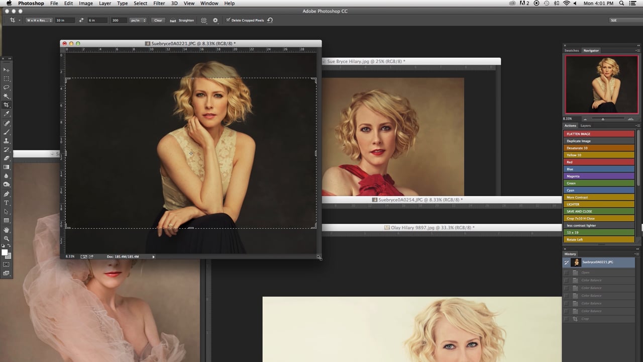 Extending Backgrounds - DIY Photoshop Design - The Portrait System