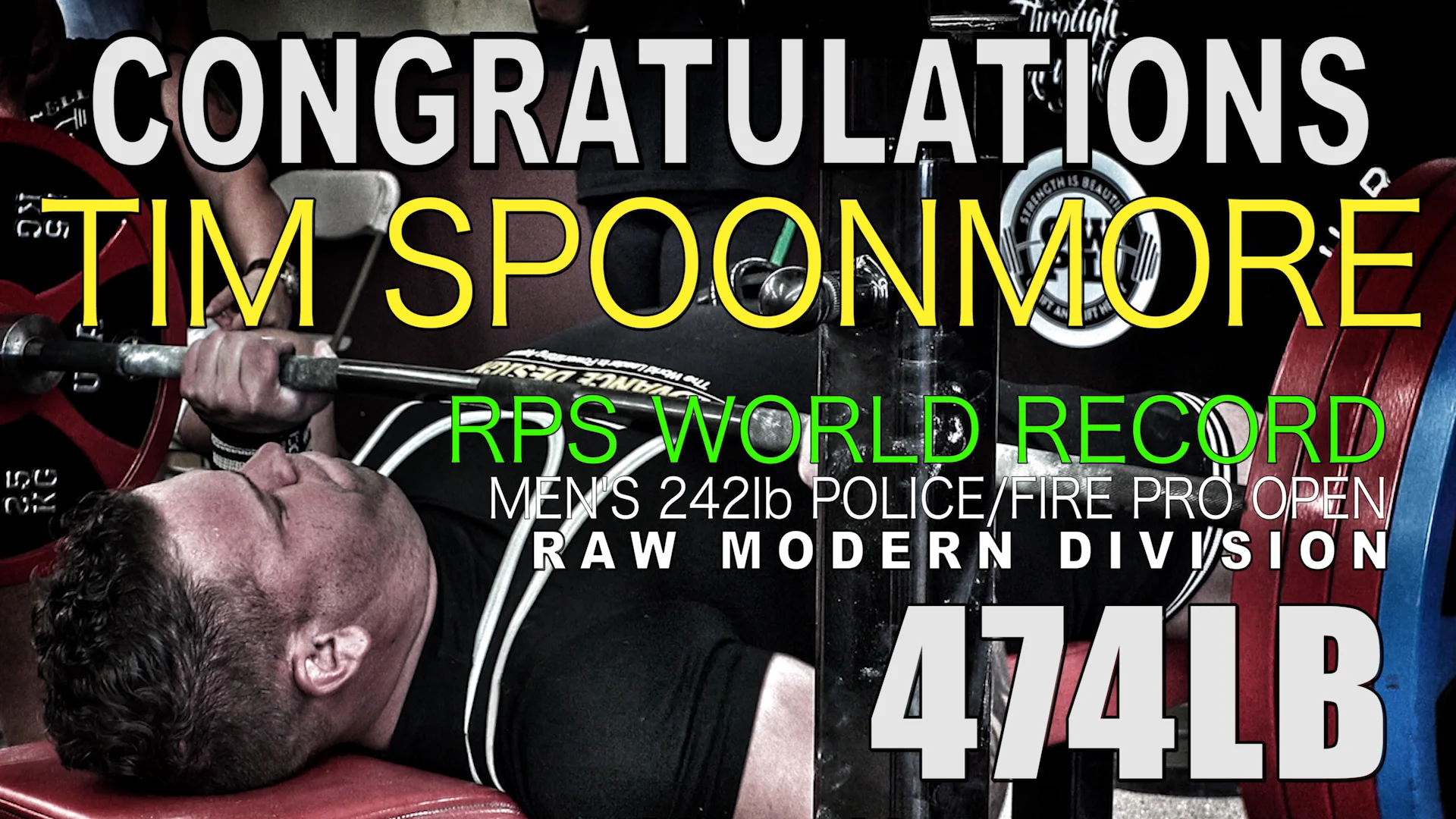 Tim Spoonmore RPS Bench Press World Record on Vimeo