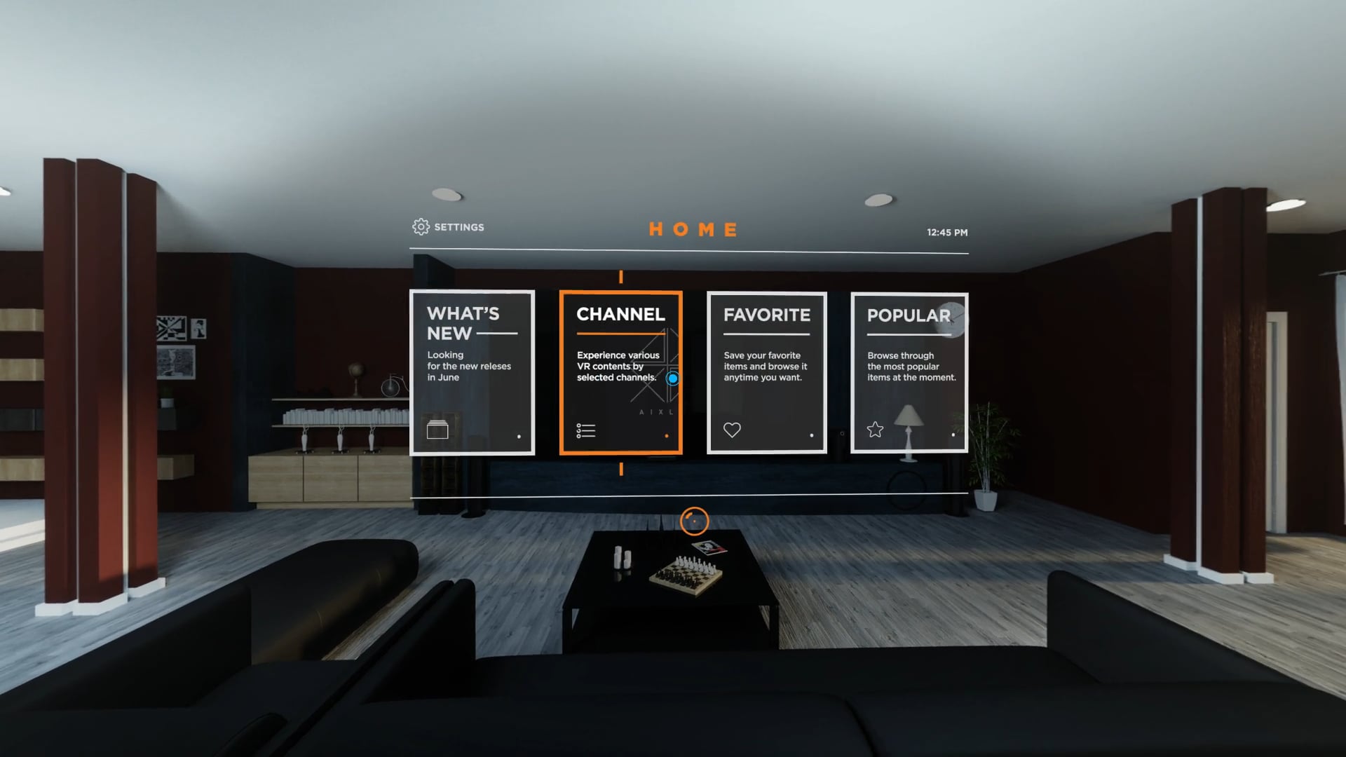 VR UI / GUI Design Prototype on Vimeo