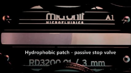 Capillary stop-valve on Vimeo