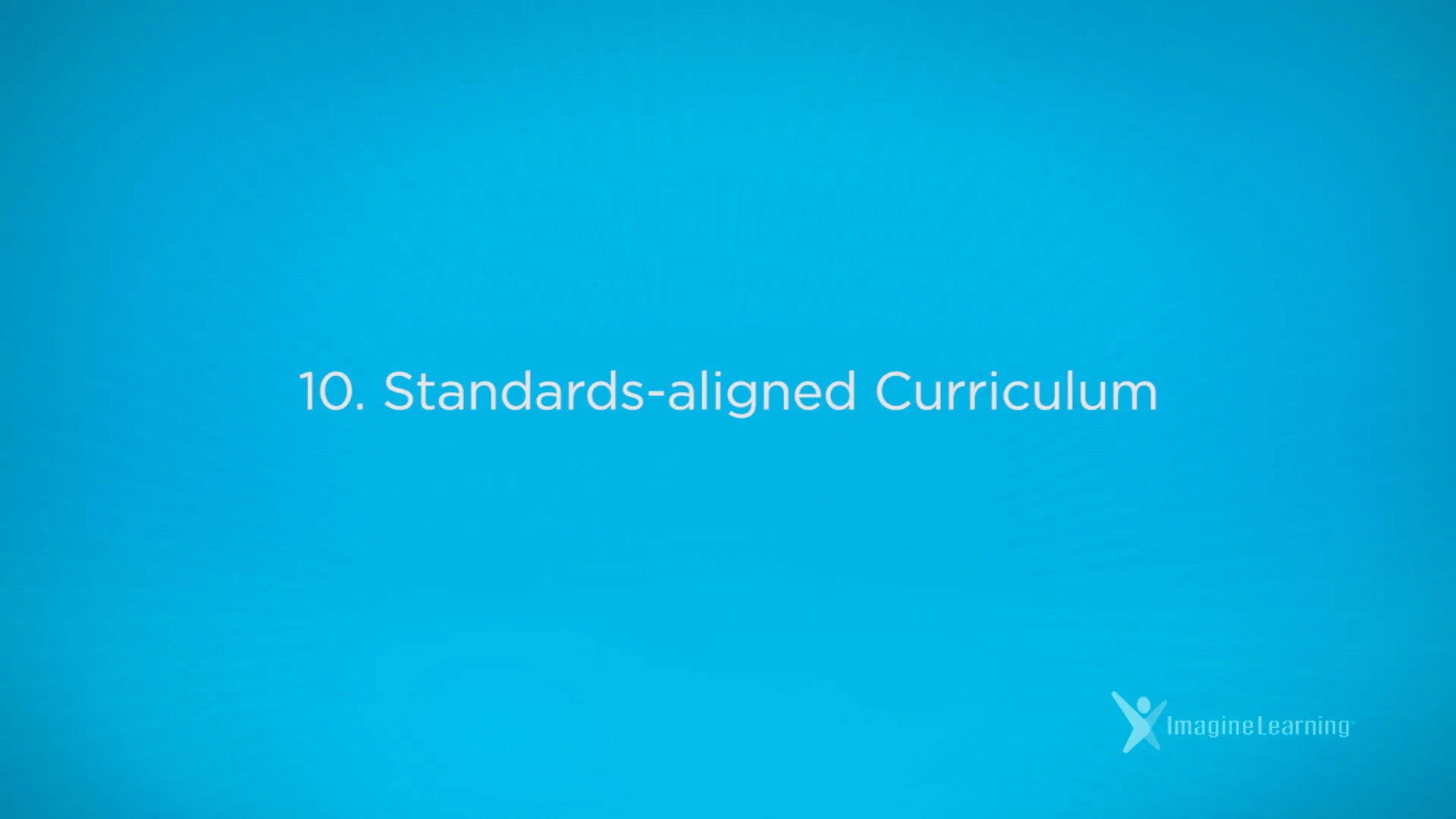 Instruction with Imagine Learning - 10. Standards Aligned Curriculum ...