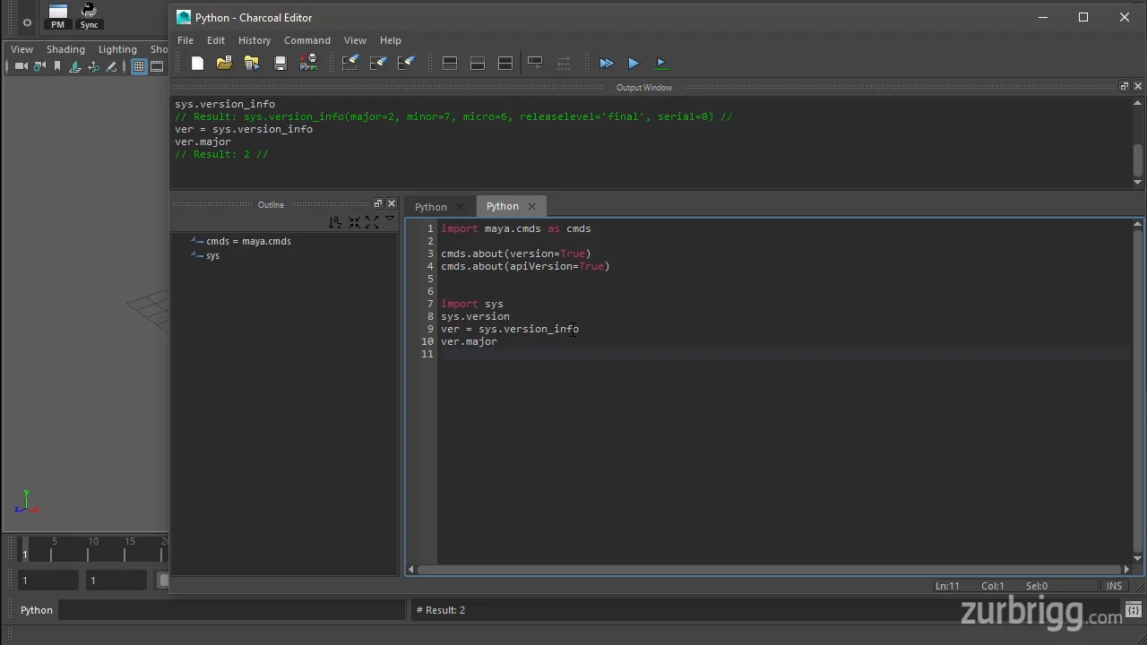 Maya Python - Finding the Version of Maya, Python, Qt and PySide on Vimeo