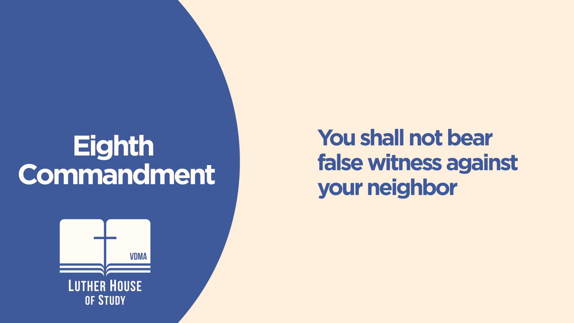 Eighth Commandment