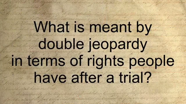 6th Amendment Double Jeopardy