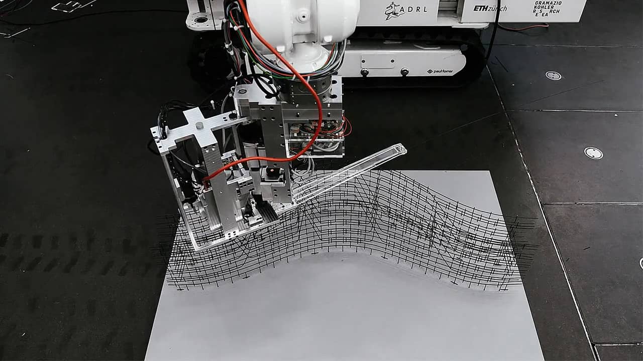 Mesh Mould: Robotically fabricated metal meshes as concrete formwork ...
