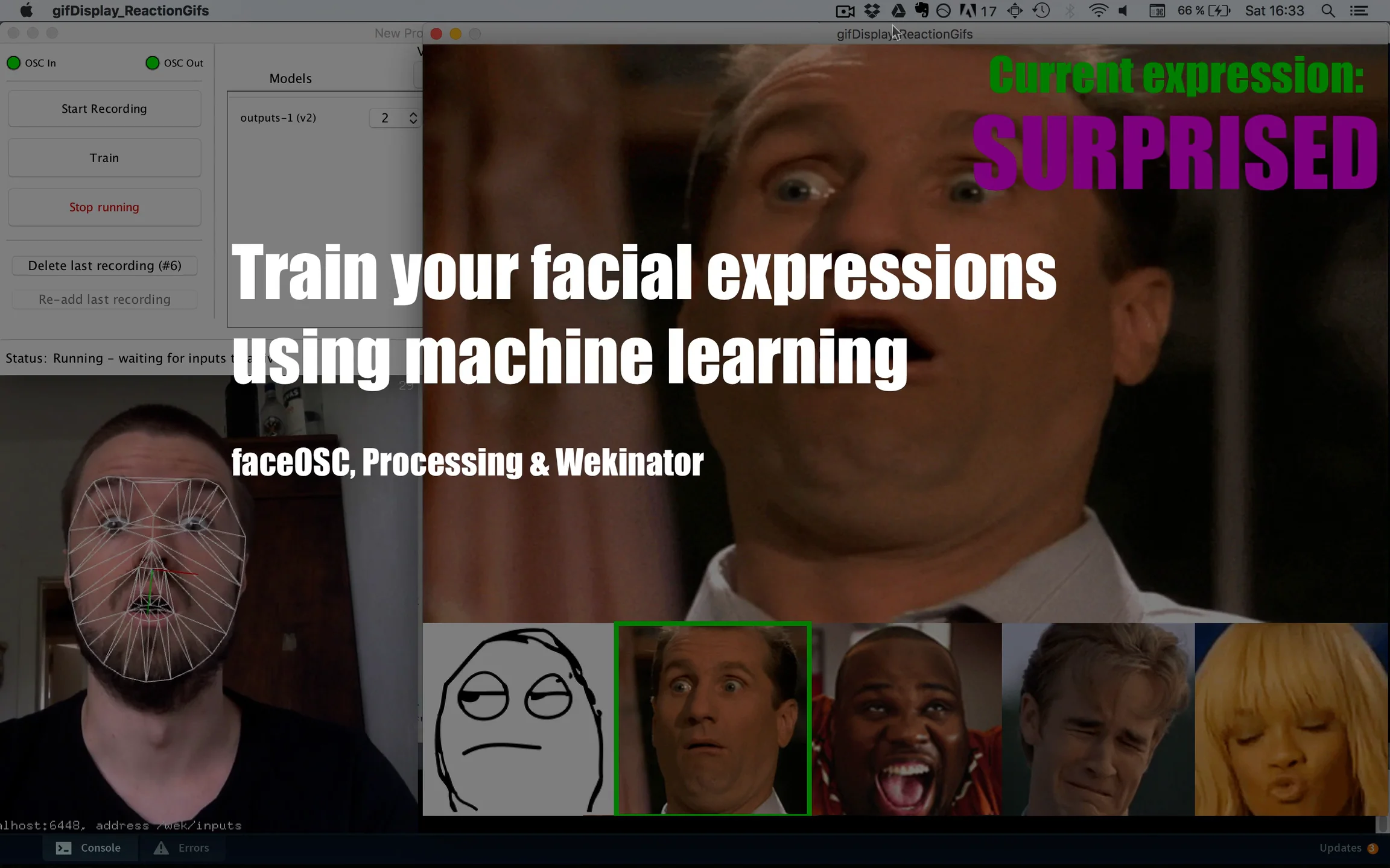 Train your facial expressions using machine learning - FaceOSC ...