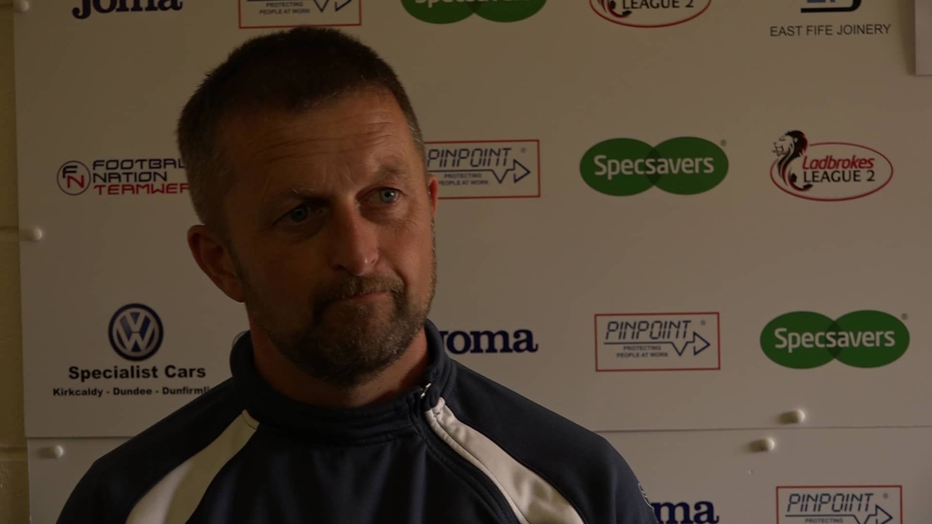 Dougie Anderson post match Peterhead on Vimeo