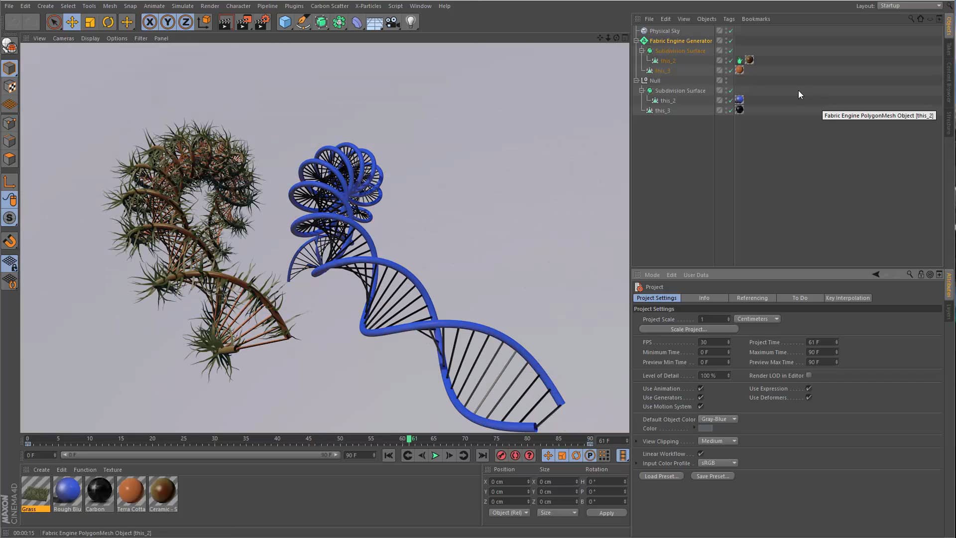 Fabric Engine for Cinema 4D v0.2.2 - Tutorial on Vimeo