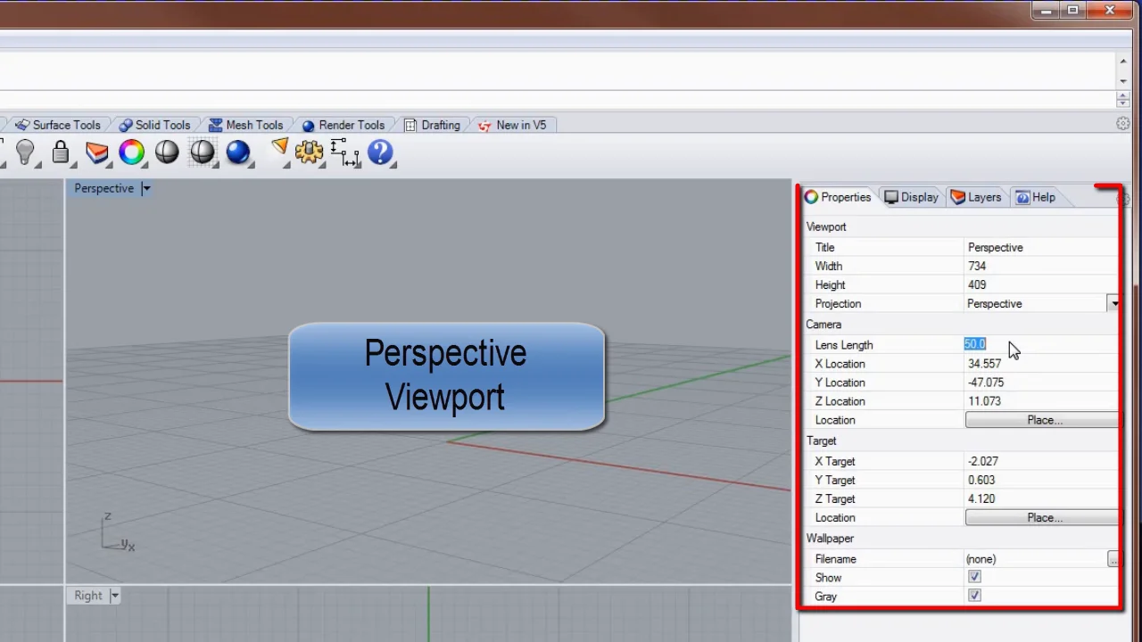 Rhino Viewports and Navigation