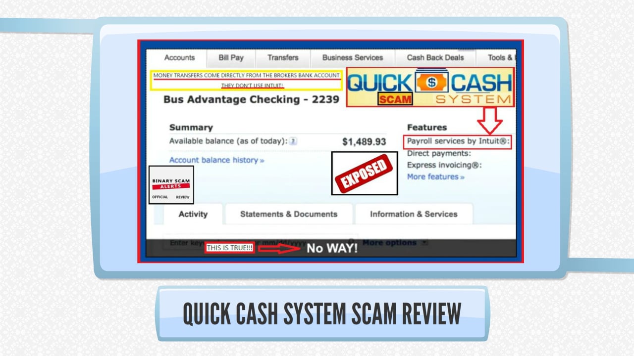 Quick Cash SCAM REVIEW Software on Vimeo