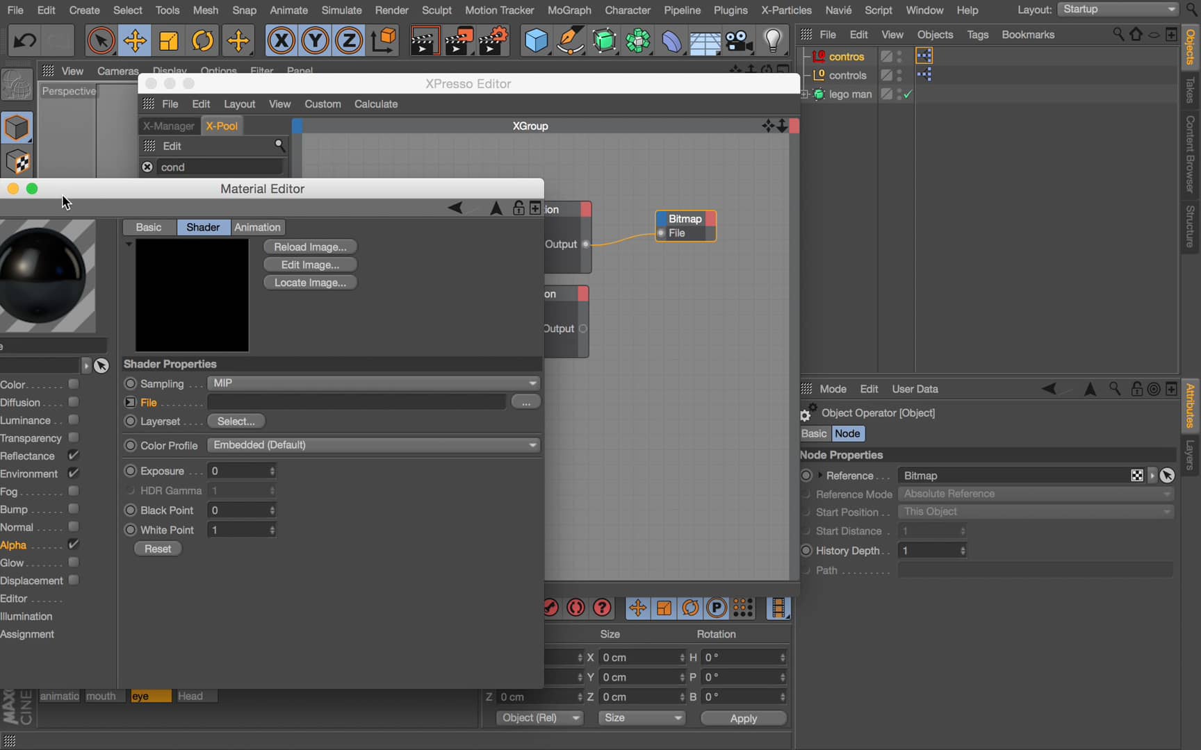 how to animate lego face expressions in cinema 4d on Vimeo
