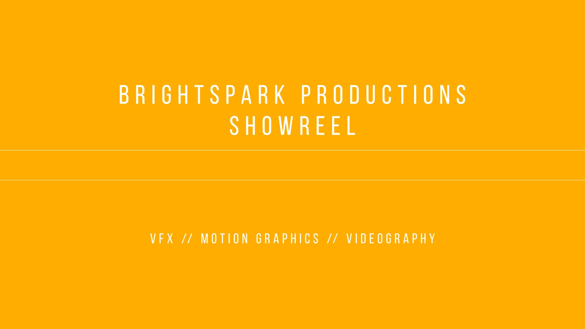 BrightSpark Productions Reel on Vimeo