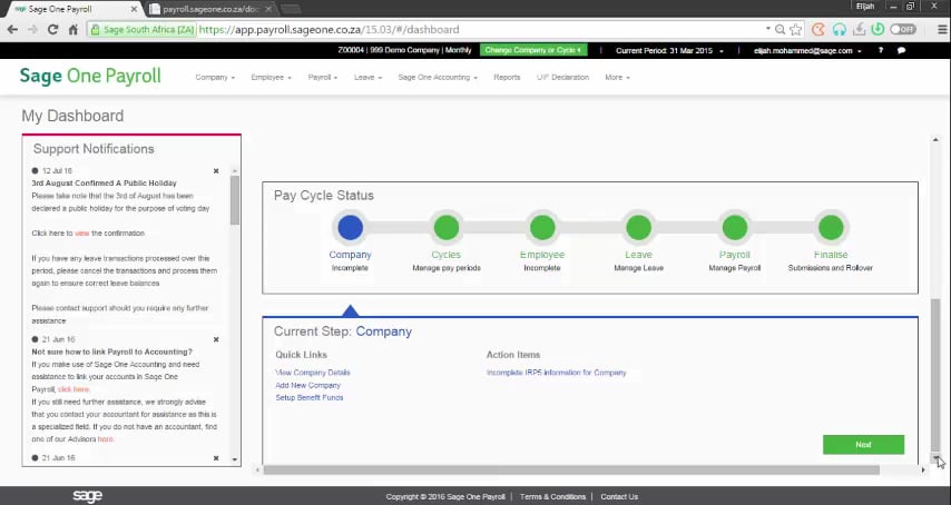 Sage One Payroll Adviser Pre-Assessment on Vimeo