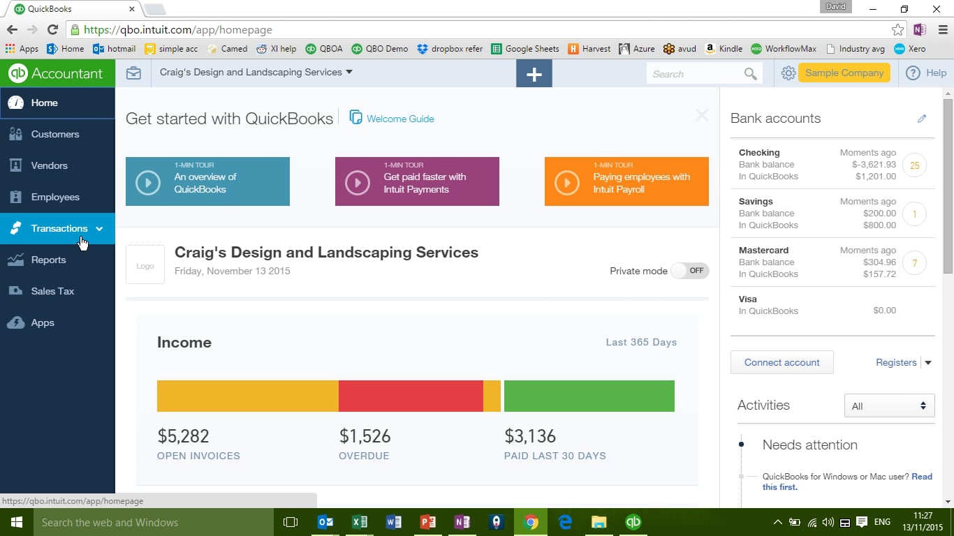 QuickBooks public enter overhead expenses on Vimeo