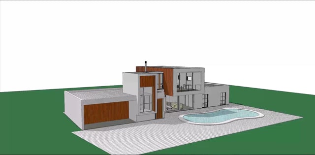 Maison Moderne Sketchup 8 | Ventana Blog