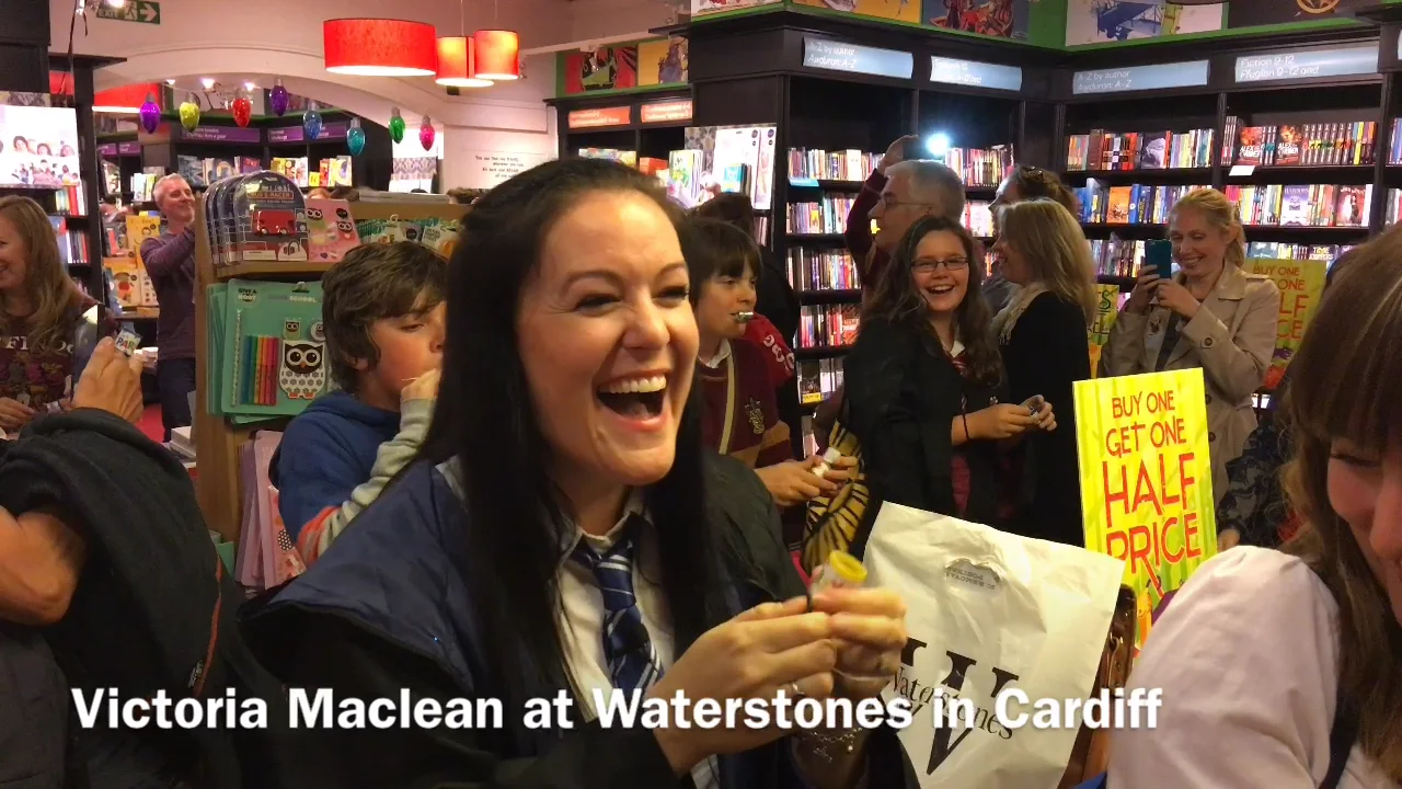 Victoria Maclean at the launch of The Cursed Child in Waterstones ...