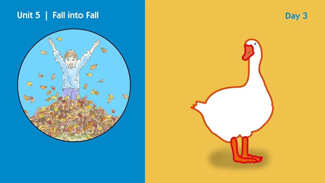 Unit 5, Day 3, Fall into Fall
