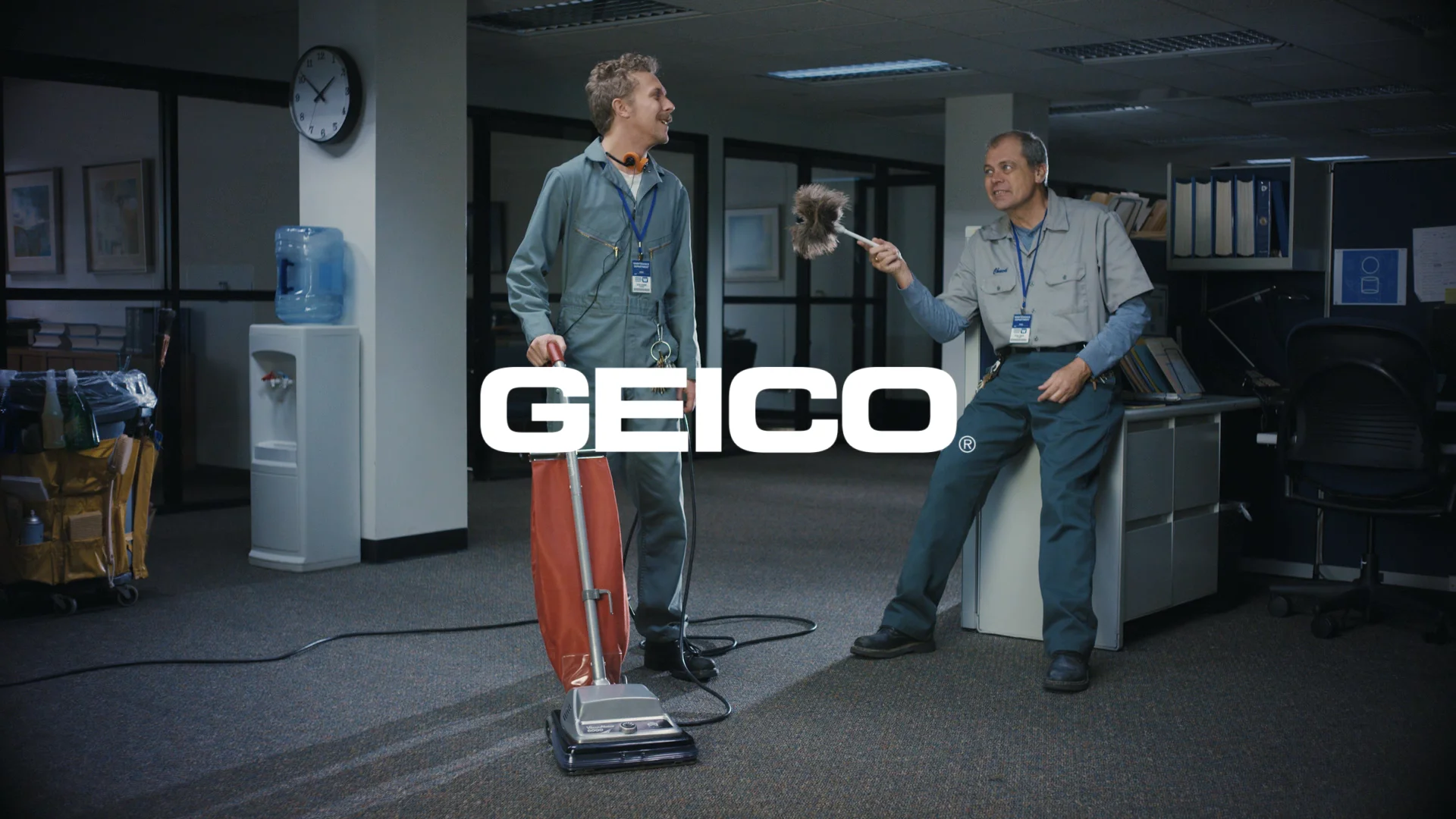 Geico - Cleaning crew on Vimeo