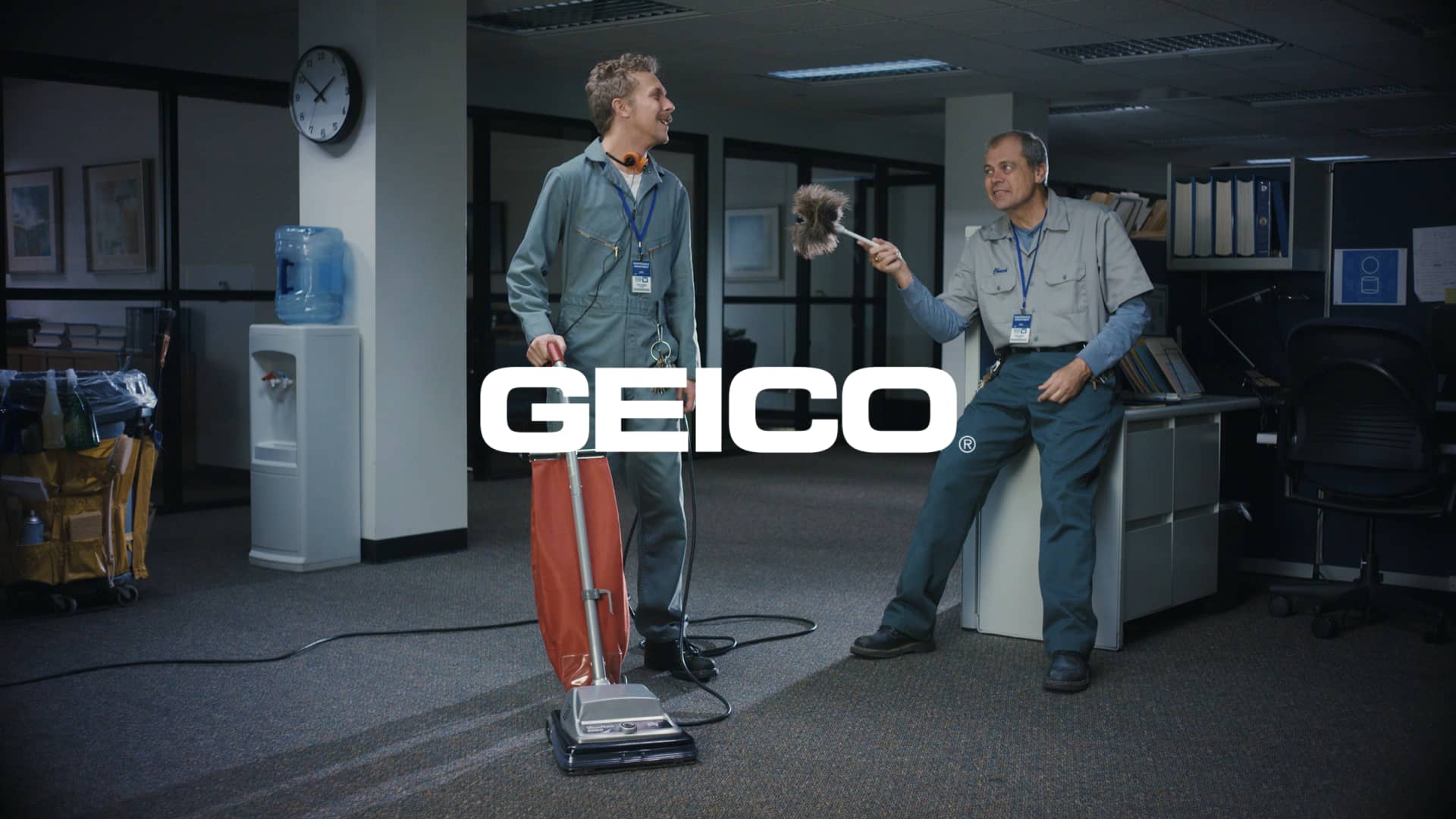 Geico - Cleaning crew on Vimeo