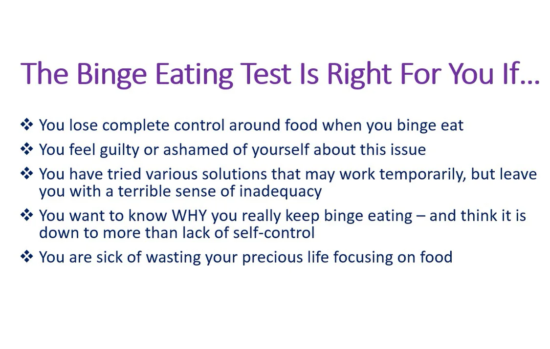 Binge Eating Assessment Intro on Vimeo