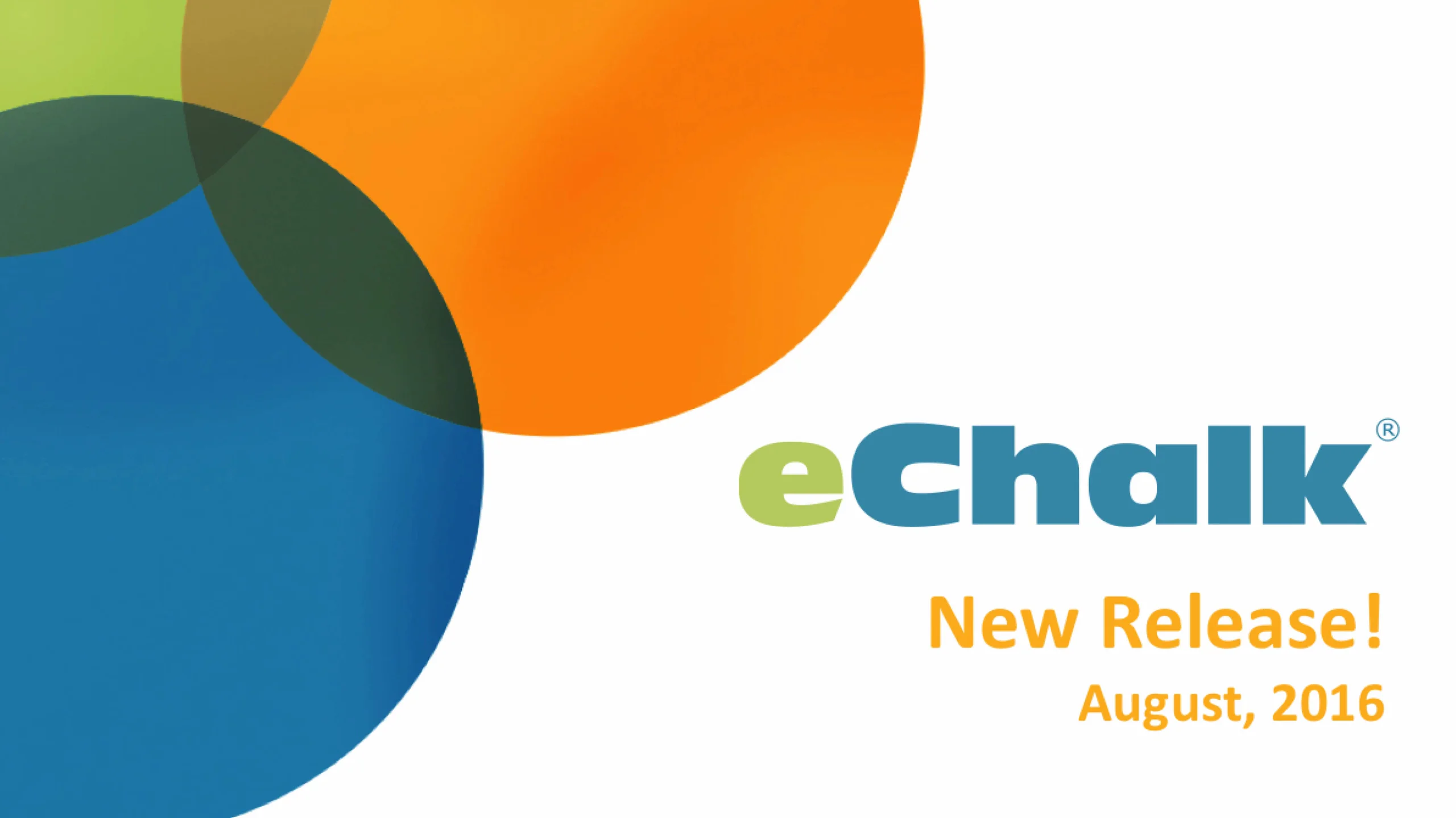 eChalk August Release on Vimeo