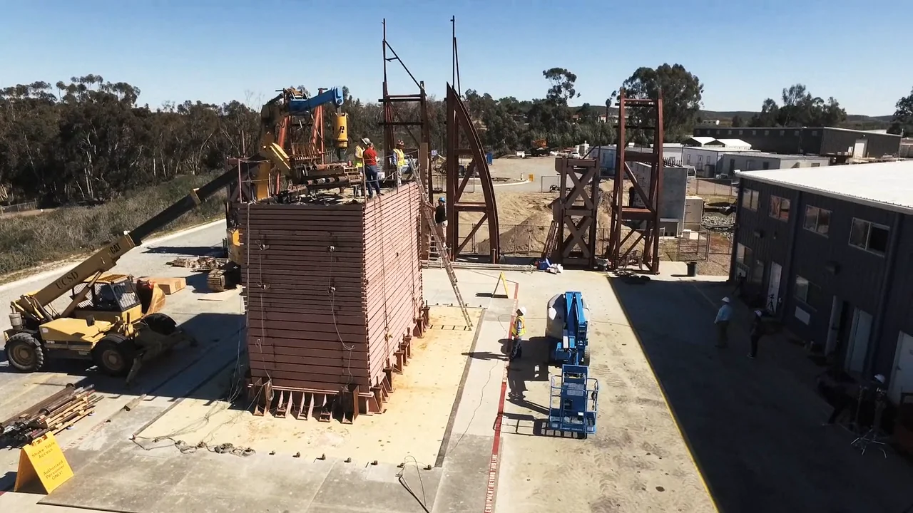 UCSD Helical Pile Seismic Test 2016 - Full Video