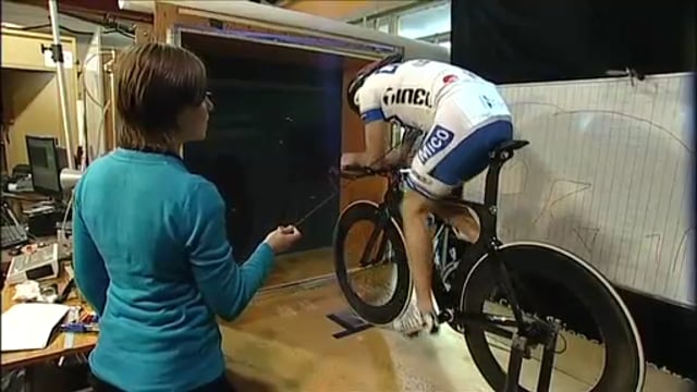 Testing aerodynamics of elite cyclists — Science Learning Hub