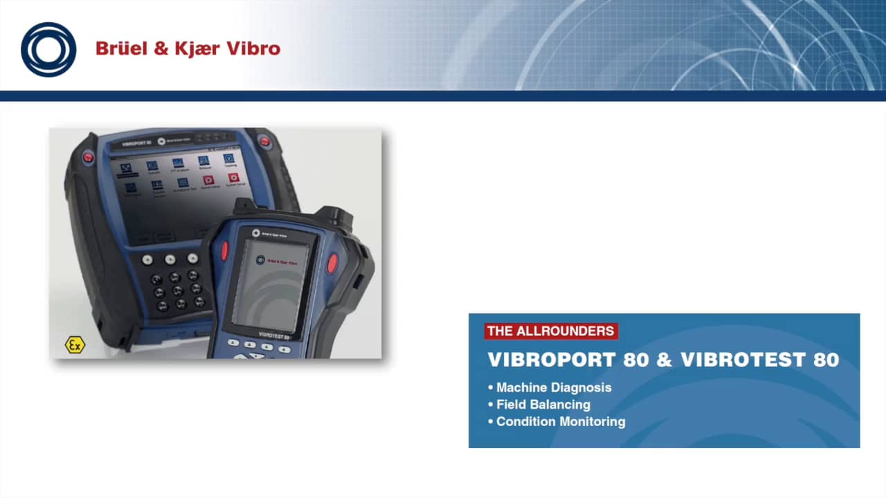 Portable vibration measurement instruments VIBROPORT 80 and VIBROTEST ...