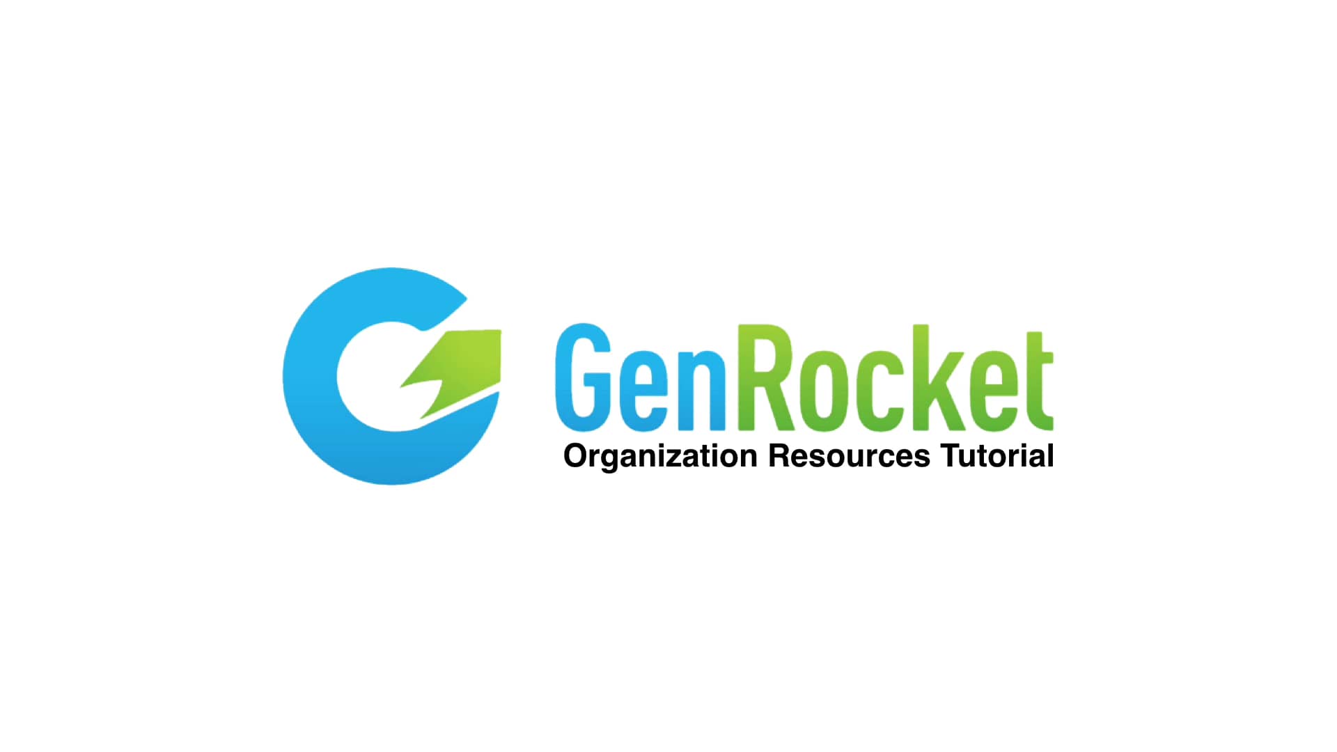 GenRocket Resources Tutorial Video on Vimeo