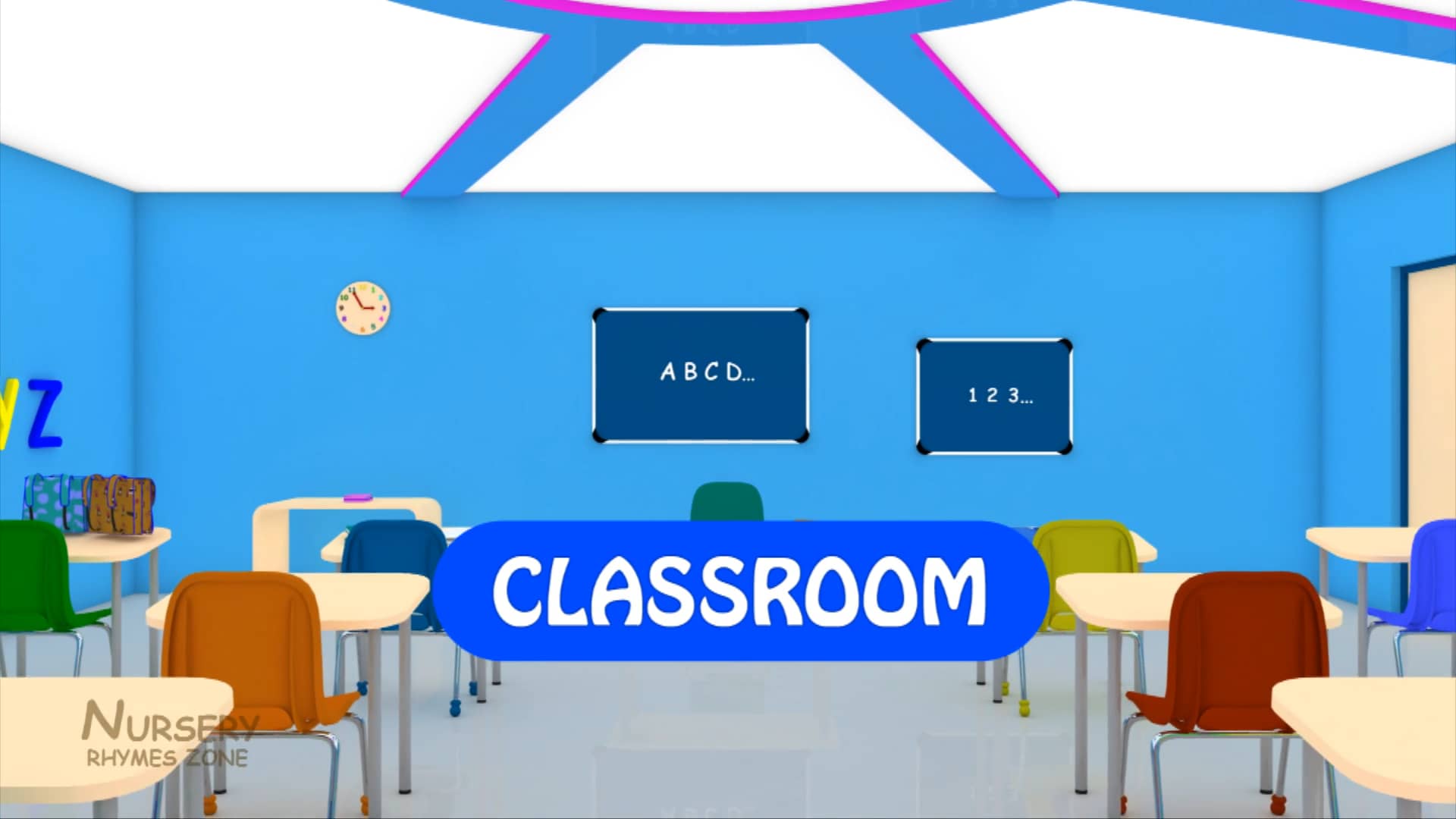 Classroom objects 3D for kids ǀ Learn school supplies for students ǀ ...