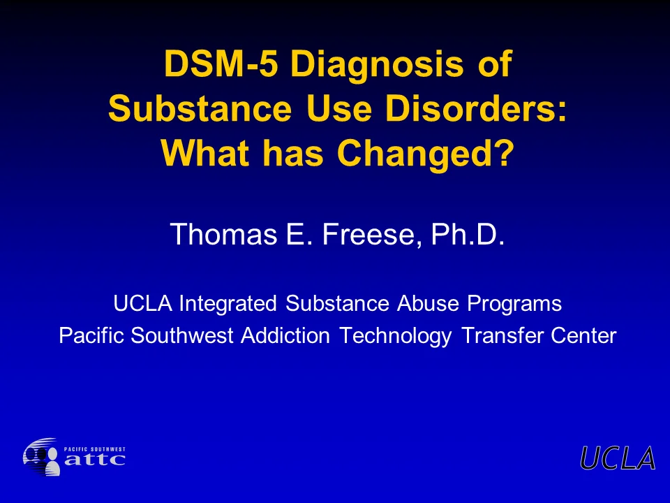 DSM-5 Diagnosis of Substance Use Disorders: What has Changed?