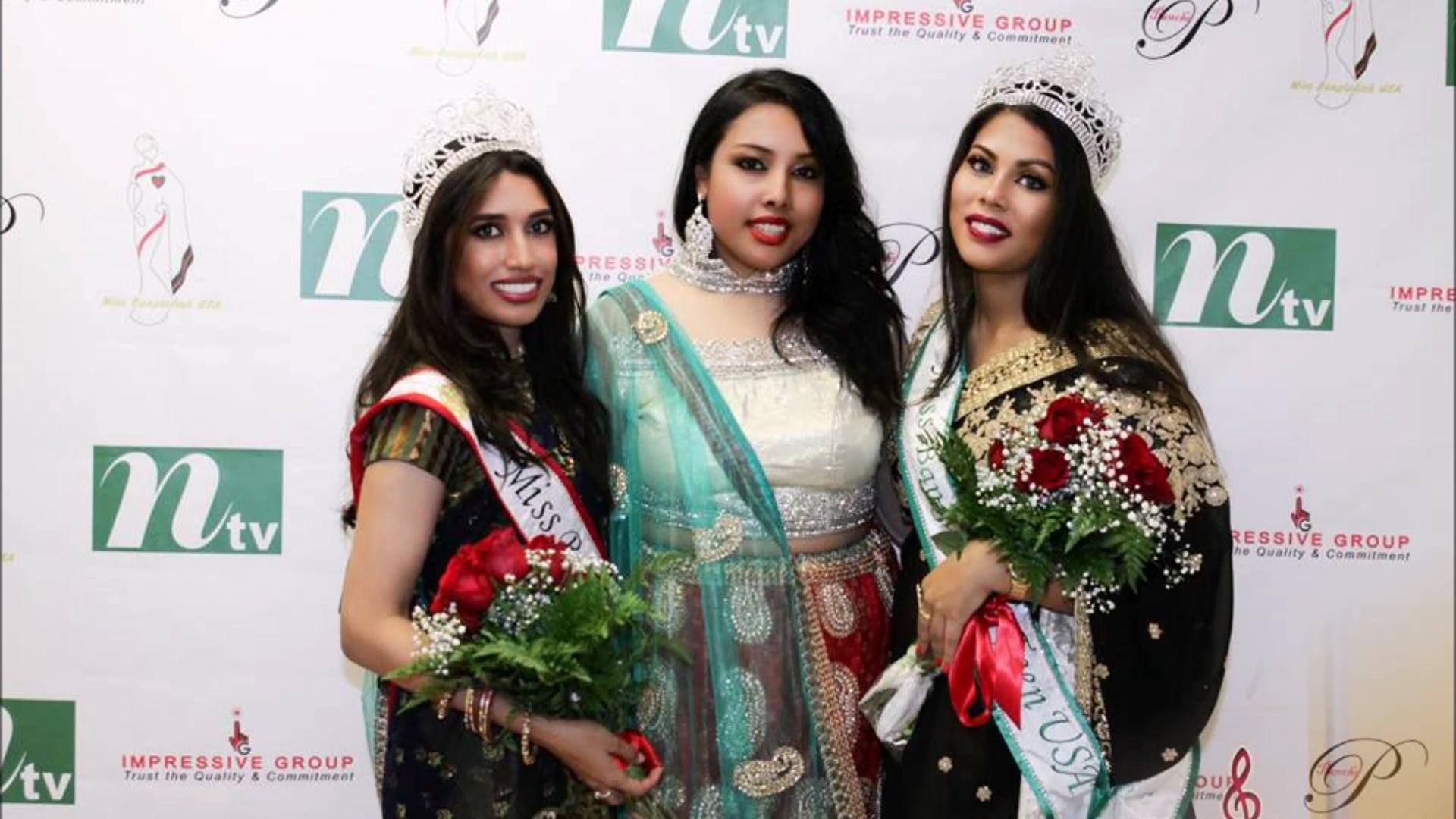 Miss Bangladesh USA NTV Red Carpet 🥇 Own That Crown