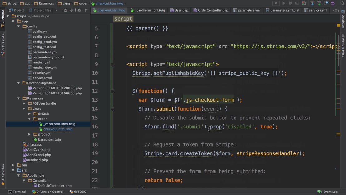 Checkout Form JS Handling Logic > Stripe: Killer Payment Processing ...