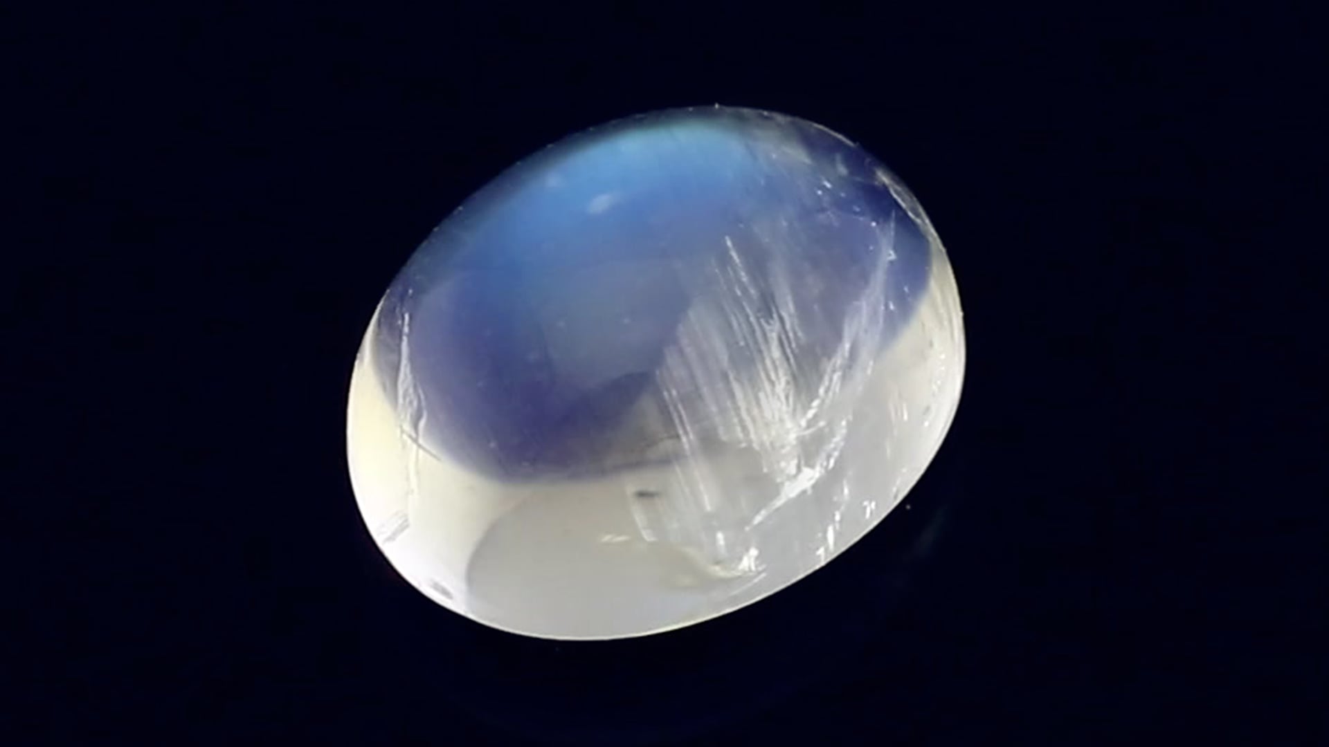 real Blue Sheen moonstone GUYALINI227BM on Vimeo