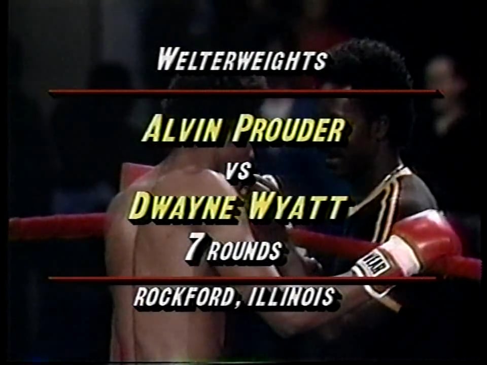Alvin Prouder vs Dwayne Wyatt on Vimeo