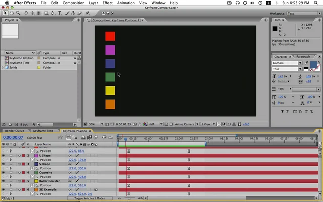 Guide to Keyframes in After Effects