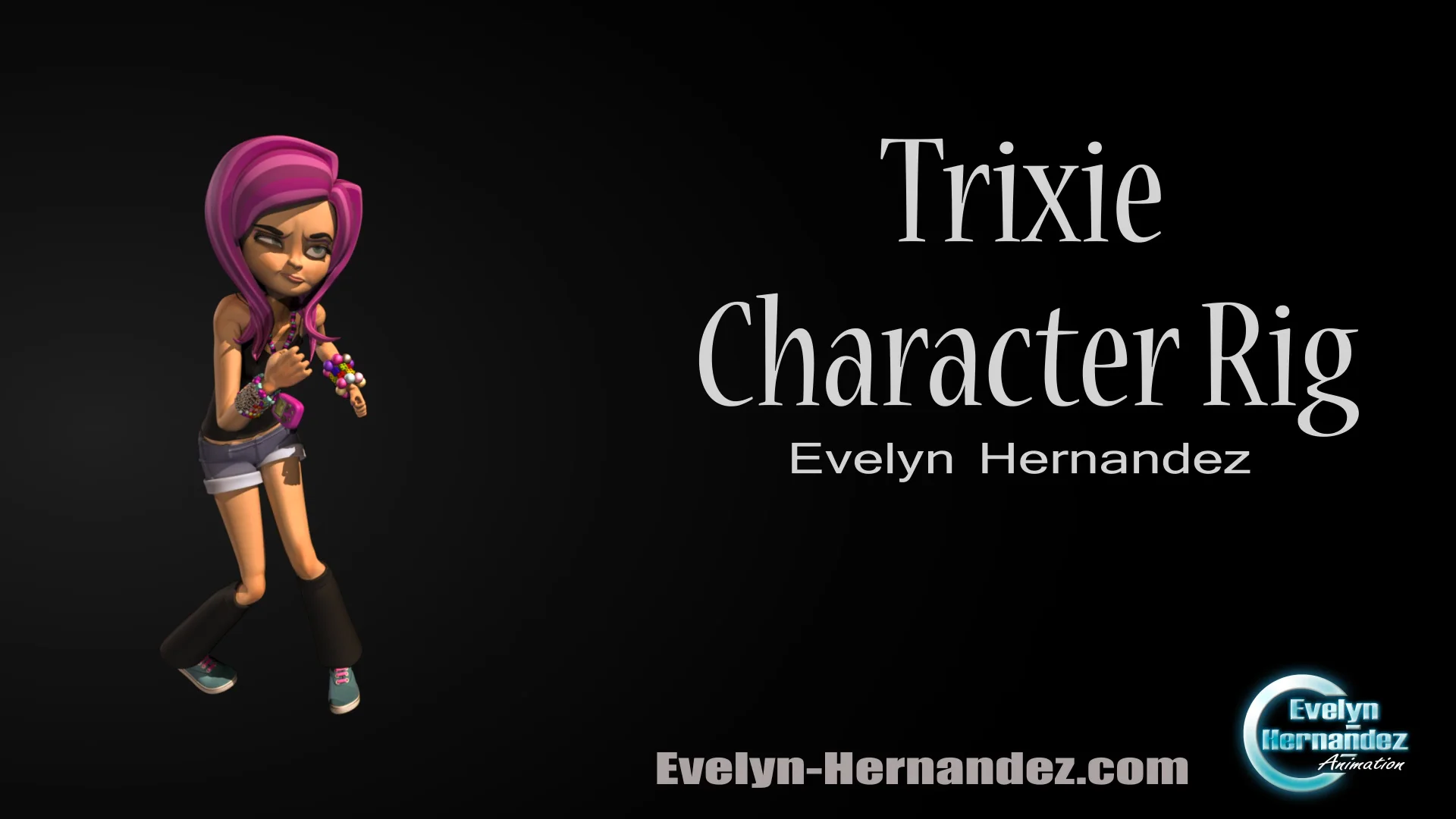 Character Trixie Rigging Demo Reel - Evelyn Hernandez on Vimeo