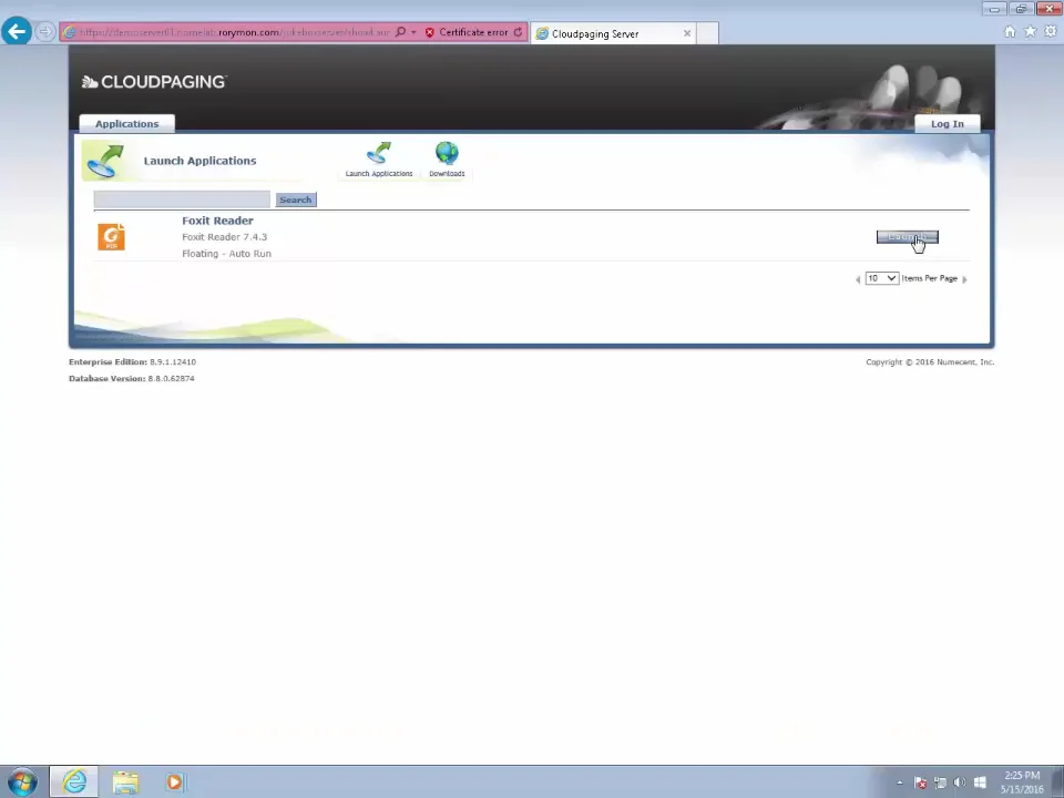 Numecent CloudPaging Demo