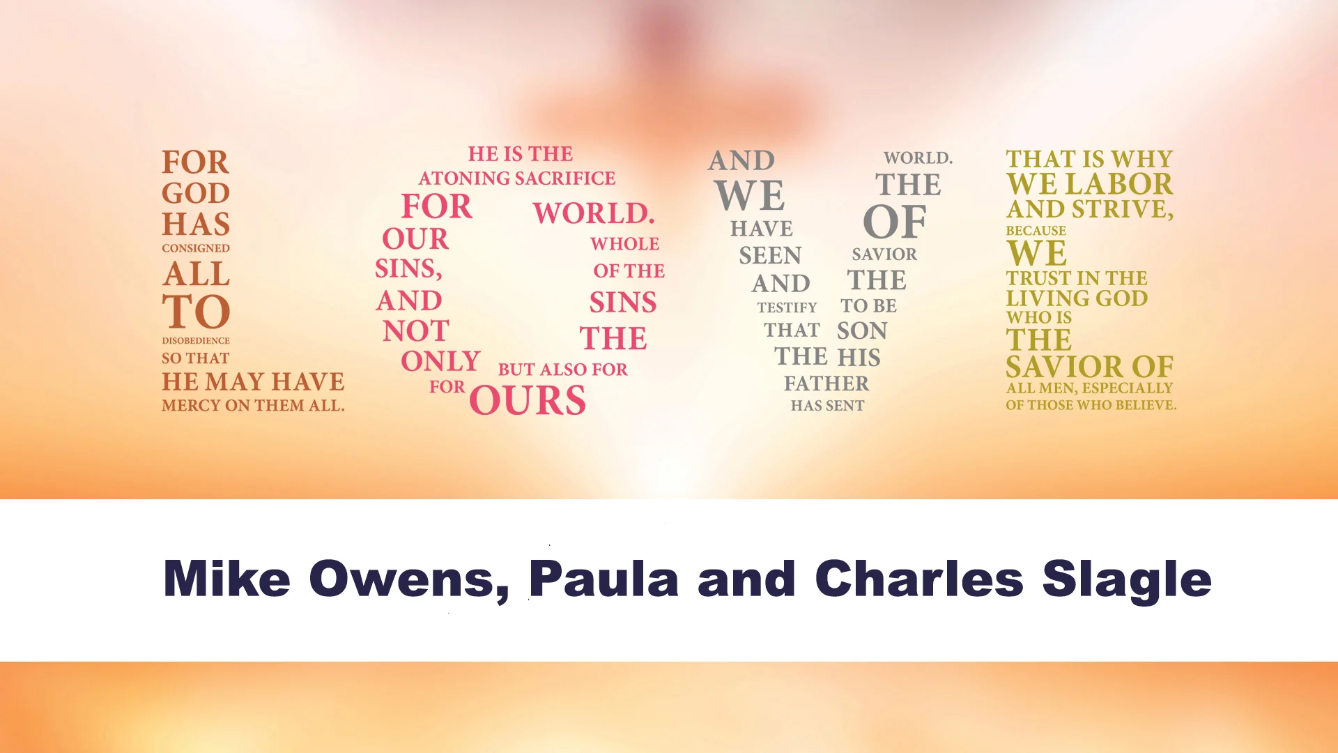 MIke Owens, Paula and Charles Slagle on Vimeo