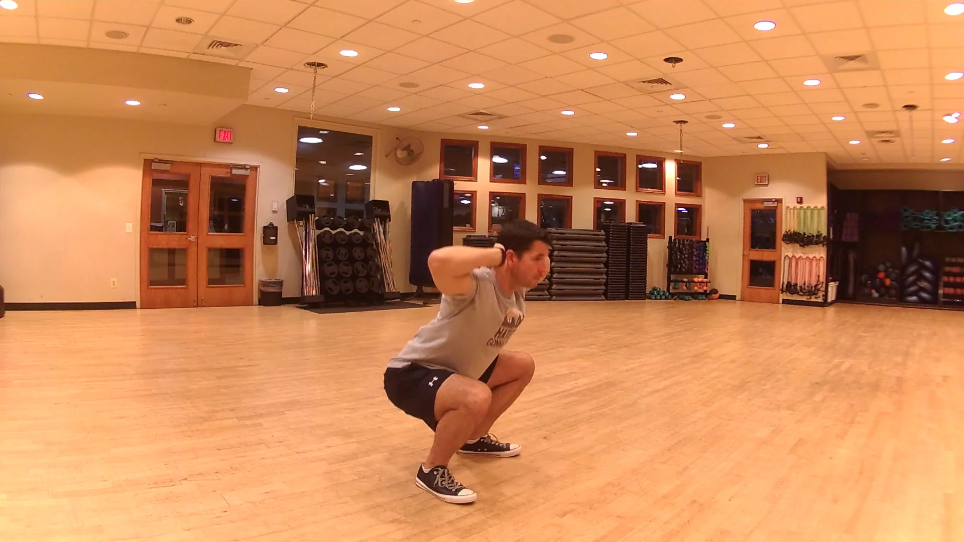 Bodyweight Prisoner Squat