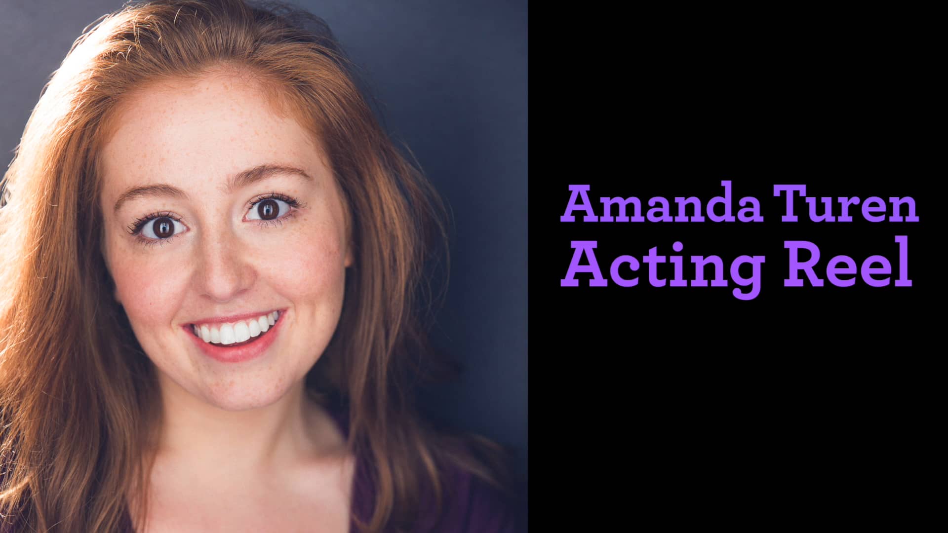 Amanda Turen Acting Reel on Vimeo