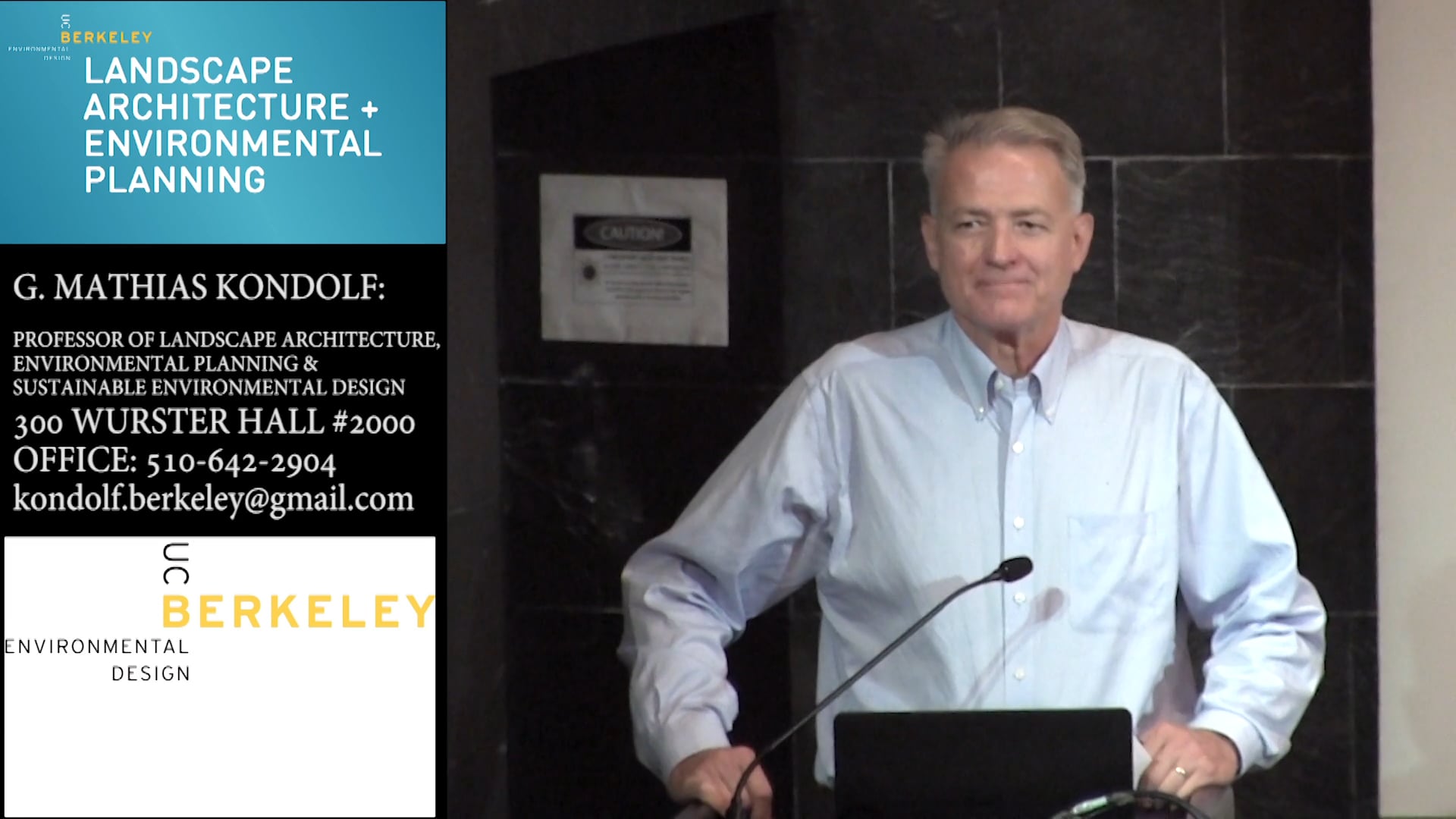 CED Introduction for Undergrads from G. MATHIAS KONDOLF, Sustainable Environmental Design - 2016 ...