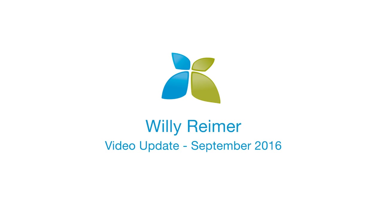 Willy Reimer Video Update September 2016 on Vimeo