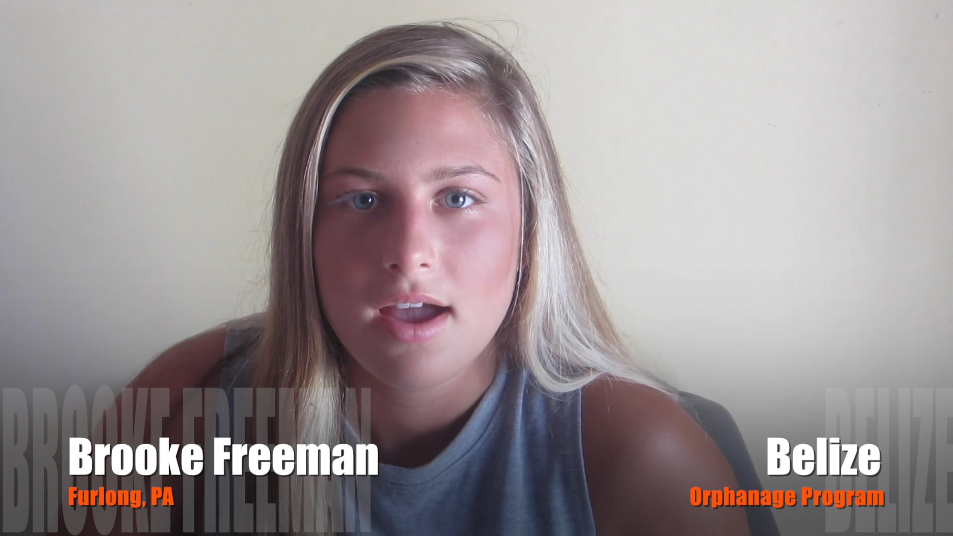 Video Review Brooke Freeman Belize Orphanage Program with Abroaderview ...