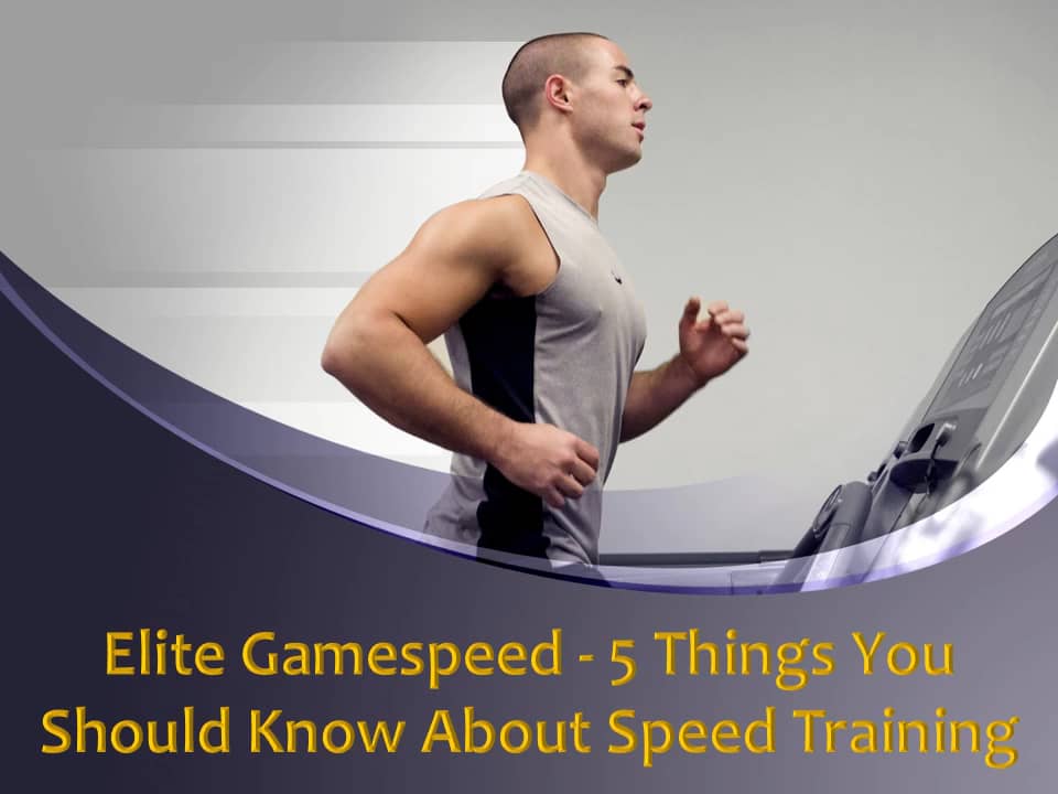 Elite Gamespeed - 5 Things You Should Know About Speed Training on Vimeo