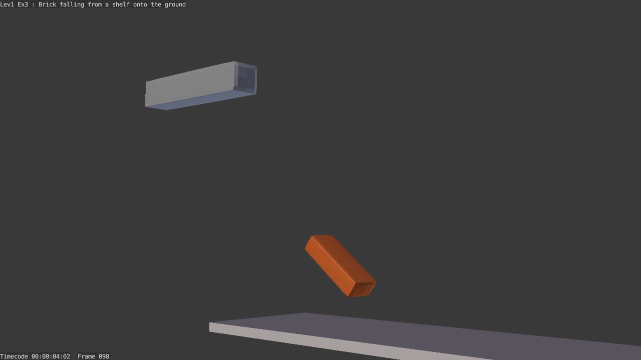 Brick falling from a shelf onto the ground, ex 3 on Vimeo