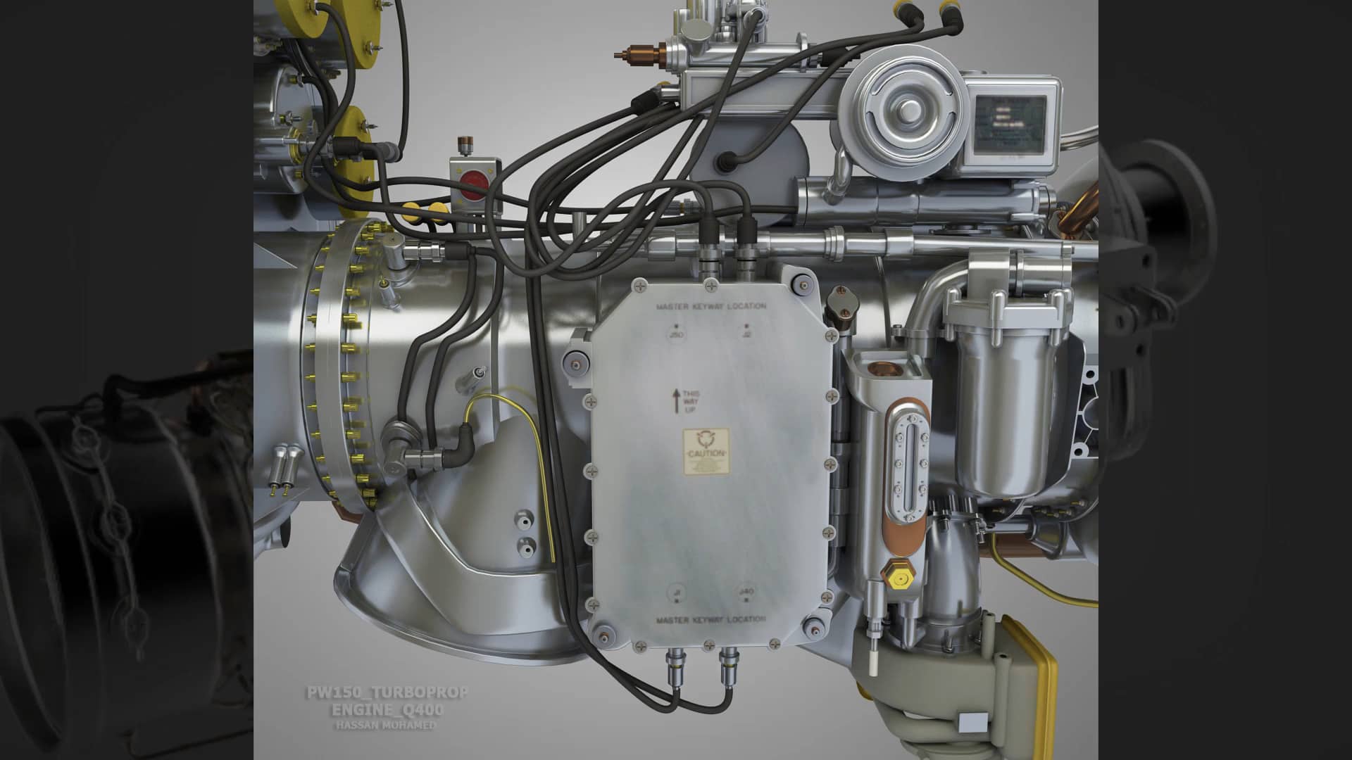 PW150 turboprop engine Q400 on Vimeo