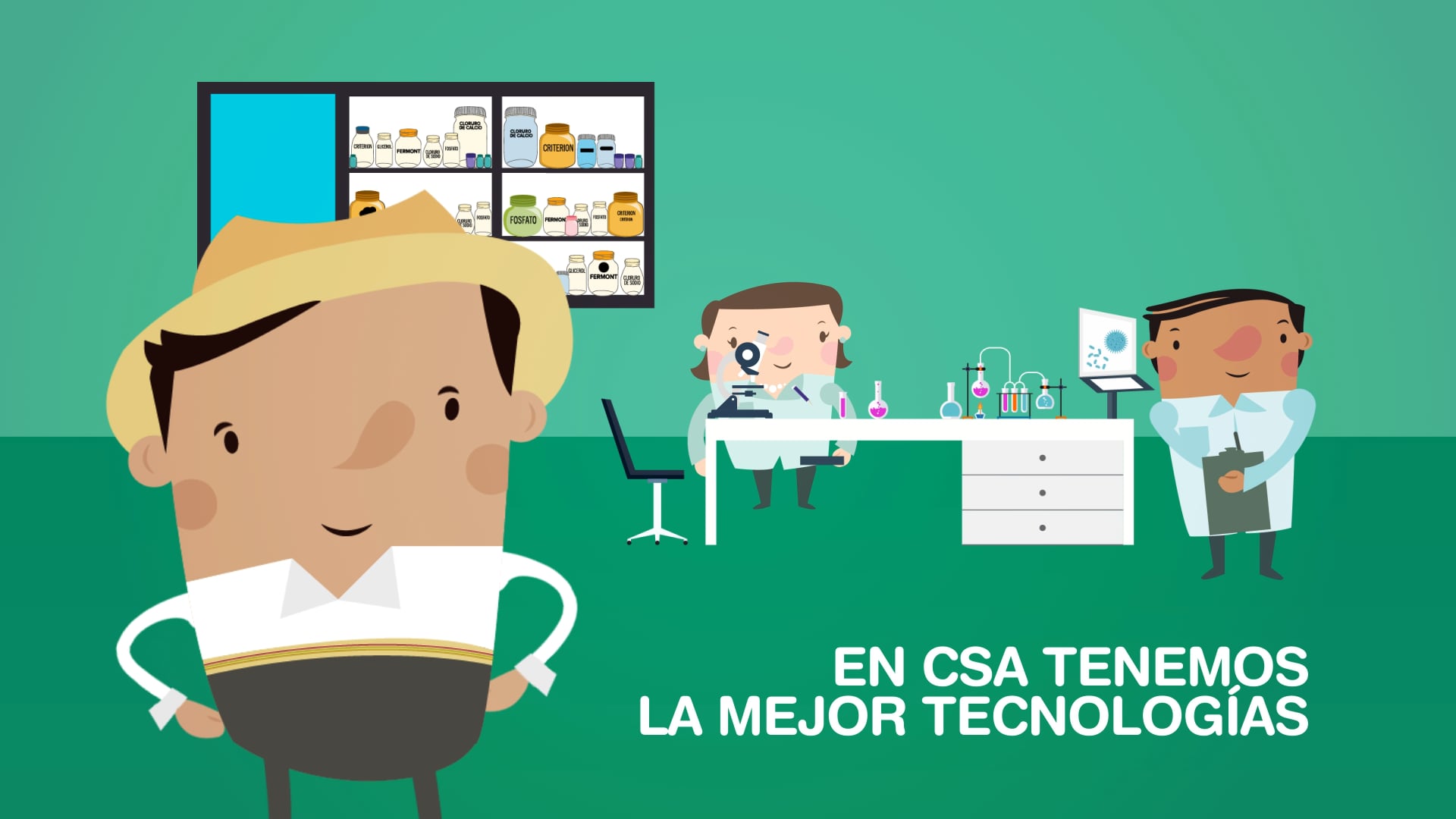 Spot publicitario animado “Laboratorio CSA” on Vimeo